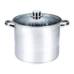 Michelino Kochtopf Edelstahl 17 Liter mit Deckel