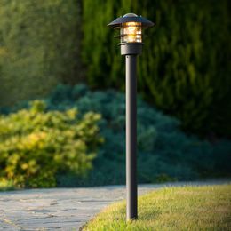 Lucide Pollerleuchte Zico aus Aluminium, schwarz