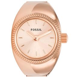 Fossil Uhrenring Damen Gr&ouml;&szlig;e One Size rosegold