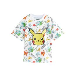 next T-Shirt 'Pok&eacute;mon' Jungen Gr&ouml;&szlig;e 104 aqua / gelb / schwarz / wei&szlig;