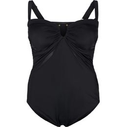 Swim By Zizzi Badeanzug 'SLine' Damen Gr&ouml;&szlig;e XXL schwarz