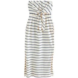 next Kleid Damen Gr&ouml;&szlig;e 44 ecru / navy Sommerkleid