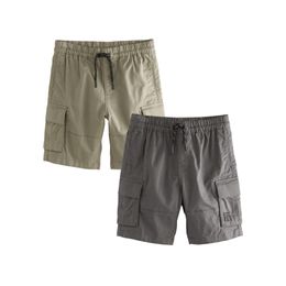 next Shorts Jungen Gr&ouml;&szlig;e 110 graphit / khaki