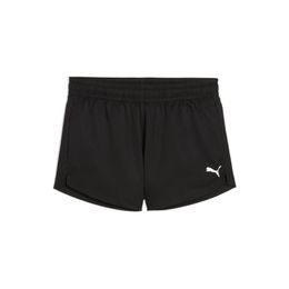 Puma Sportshorts 'Tad Ess' Jungen Gr&ouml;&szlig;e 116 schwarz / wei&szlig;