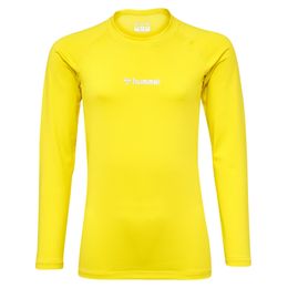 Hummel Funktionsshirt Jungen Gr&ouml;&szlig;e 152 gelb / wei&szlig;