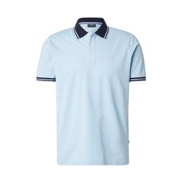 OLYMP Poloshirt Herren Gr&ouml;&szlig;e S navy / cyanblau / hellblau / wei&szlig;