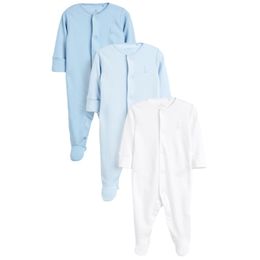 next Schlafanz&uuml;ge Jungen Gr&ouml;&szlig;e 50 pastellblau / hellblau / wei&szlig;