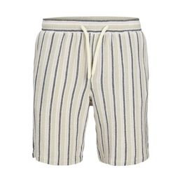 Jack & Jones Plus Jack & Jones Plus Shorts 'JPSTJAIDEN' Herren Gr&ouml;&szlig;e 31/32 creme / pastellgr&uuml;n / schwarz / wei&szlig;