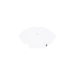 Alpha Industries T-Shirt Damen Gr&ouml;&szlig;e L grau / wei&szlig;