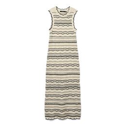 V&eacute;ro Moda Vero Moda Kleid Damen Gr&ouml;&szlig;e L beige / schwarz