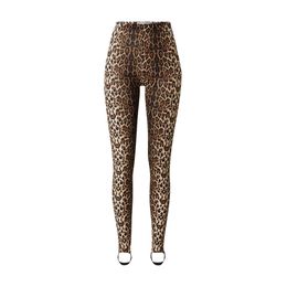Lollys Laundry Leggings 'Dolly' Damen Gr&ouml;&szlig;e M hellbeige / karamell / schwarz