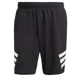 adidas Sportswear Badeshorts '3-Stripes 8-Inch' Herren Gr&ouml;&szlig;e XXXL schwarz / wei&szlig;