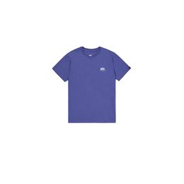 Alpha Industries T-Shirt Herren Gr&ouml;&szlig;e M violettblau / wei&szlig;