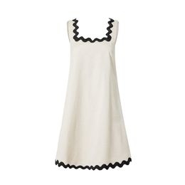 Object Kleid 'Mussi' Damen Gr&ouml;&szlig;e 34 creme / schwarz Winterkleid