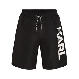 K by KARL LAGERFELD Karl Lagerfeld Badeshorts Herren Gr&ouml;&szlig;e XL schwarz / wei&szlig;