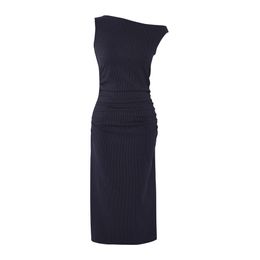 Trendyol Kleid Damen Gr&ouml;&szlig;e 38 marine / wei&szlig; Winterkleid