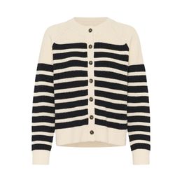 PART TWO Knit Cardigan 'PaitePW' female size M Night blue / natural white