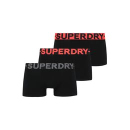 Superdry & Co Boxershorts Herren Gr&ouml;&szlig;e XL graumeliert / rot / schwarz