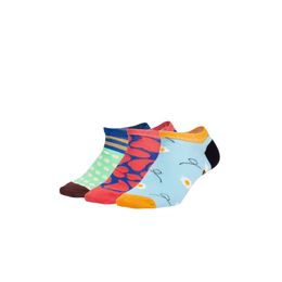 DillySocks Sneakersocken 'Short Bee Love' Damen Gr&ouml;&szlig;e 41/46 bunt
