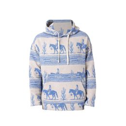 Dandalo Sweatshirt Herren Gr&ouml;&szlig;e L blau / wei&szlig;