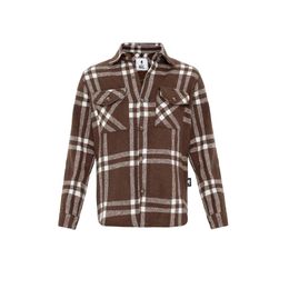 Moxx Paris Hemd Jungen Gr&ouml;&szlig;e 106/110 schoko / wei&szlig;