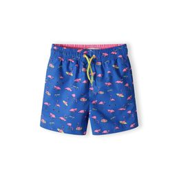 MINOTI Badeshorts Jungen Gr&ouml;&szlig;e 140/146 blau / limone / pitaya / schwarz