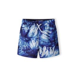MINOTI Badeshorts Jungen Gr&ouml;&szlig;e 146/152 hellblau / dunkelblau / offwhite
