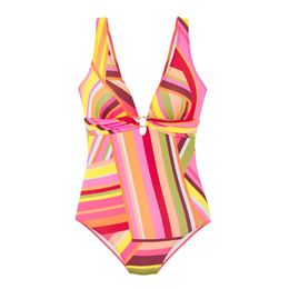 Bruno Banani Badeanzug Damen Gr&ouml;&szlig;e XXL gelb / orange / apricot / pink