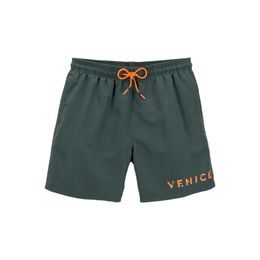Venice Beach Badeshorts Herren Gr&ouml;&szlig;e S basaltgrau / hellorange