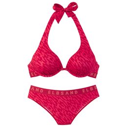 ELBSAND Bikini Damen Gr&ouml;&szlig;e XS/S orange / pink / dunkelpink