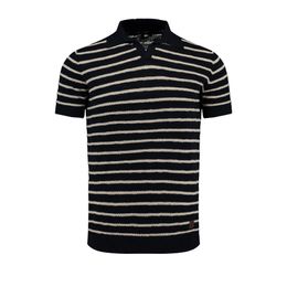 Key Largo Poloshirt 'GROUND' Herren Gr&ouml;&szlig;e XL navy / naturwei&szlig;