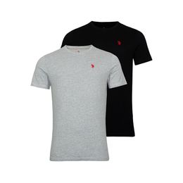 U.S. Polo Assn. T-Shirt Herren Gr&ouml;&szlig;e XXL grau / rot / schwarz