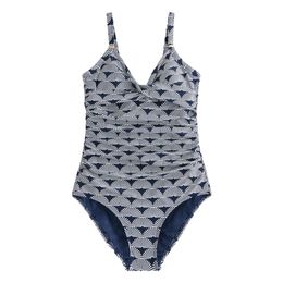 next Badeanzug Damen Gr&ouml;&szlig;e XXXL navy / wei&szlig;