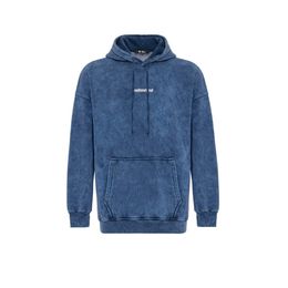 Moxx Paris Sweatshirt Herren Gr&ouml;&szlig;e S dunkelblau / wei&szlig;