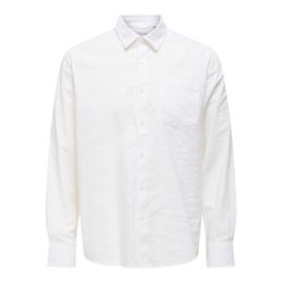 Only & Sons Only & Sons Hemd 'ONSAiden' Herren Gr&ouml;&szlig;e XL wei&szlig;