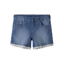 Two Soon Shorts M&auml;dchen Gr&ouml;&szlig;e 134 blau / wei&szlig;