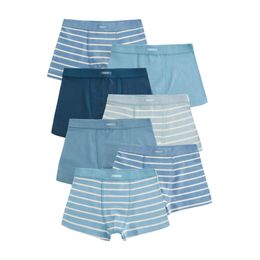 next Boxershorts Jungen Gr&ouml;&szlig;e 104 blau / saphir / opal / taubenblau / pastellblau / dunkelblau