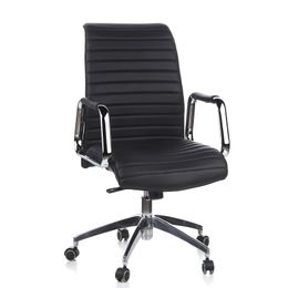 hjh OFFICE Profi Chefsessel ASPERA 10 Leder mit Armlehnen