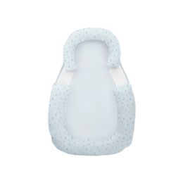 Kikkaboo Baby Lagerungskissen 60 x 40 cm Memory Foam, Baumwolle, rutschfest hellblau