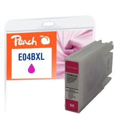 Peach E4B3m Druckerpatrone XL ma ersetzt Epson T04B3 m, C13T04B34010 f&uuml;r z.B. Epson WorkForce Pro WFC 8100, Epson WorkForce Pro WFC 8190 D3TWC