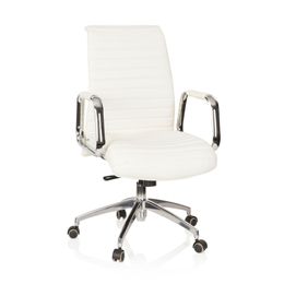 hjh OFFICE Profi Chefsessel ASPERA 10 Leder mit Armlehnen
