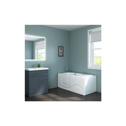 Home Deluxe Vital M Seniorenbadewanne, liegend Linkseinstieg