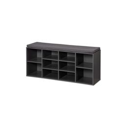 Kesper Schuhschrank mit Sitzkissen - versch. Ausf&uuml;hrungen - Grau