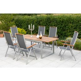 Merxx Siena Set 7tlg. Ausziehtisch