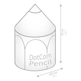 DotCom PENCIL Sitzhocker in Stiftform Gr&uuml;n
