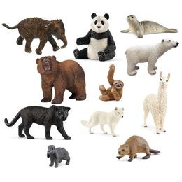 Schleich - Tierfiguren - wilde Tiere der Welt 11-teilig Set Spielzeug Figuren Tierfiguren