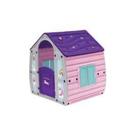 Chipolino Kinderspielhaus Magical Einhorn T&uuml;re, Fensterl&auml;den, Zaun, Aufkleber lila