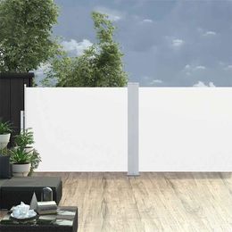 Ausziehbare Seitenmarkise 170x1200 cm Creme
