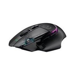 Logitech G502 X Plus, Gaming-Maus schwarz, LIGHTSPEED, HERO 25K, Windows/macOS