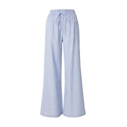 ABOUT YOU Hose 'Insa' Damen Gr&ouml;&szlig;e 40 hellblau / wei&szlig;